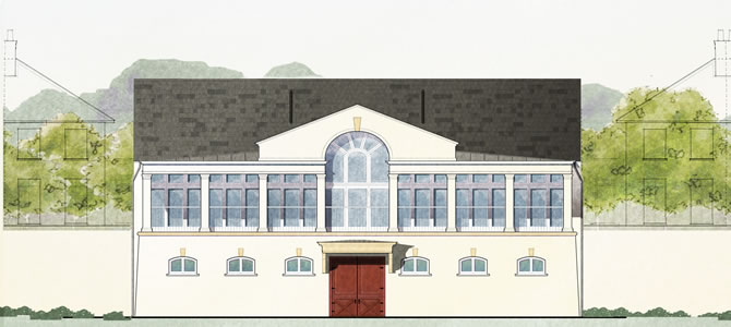 Studio LK - Past Projects - Rugby Clubhouse, Coed Darcy